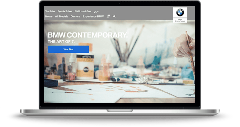 Web Maintenance for BMW Middle East